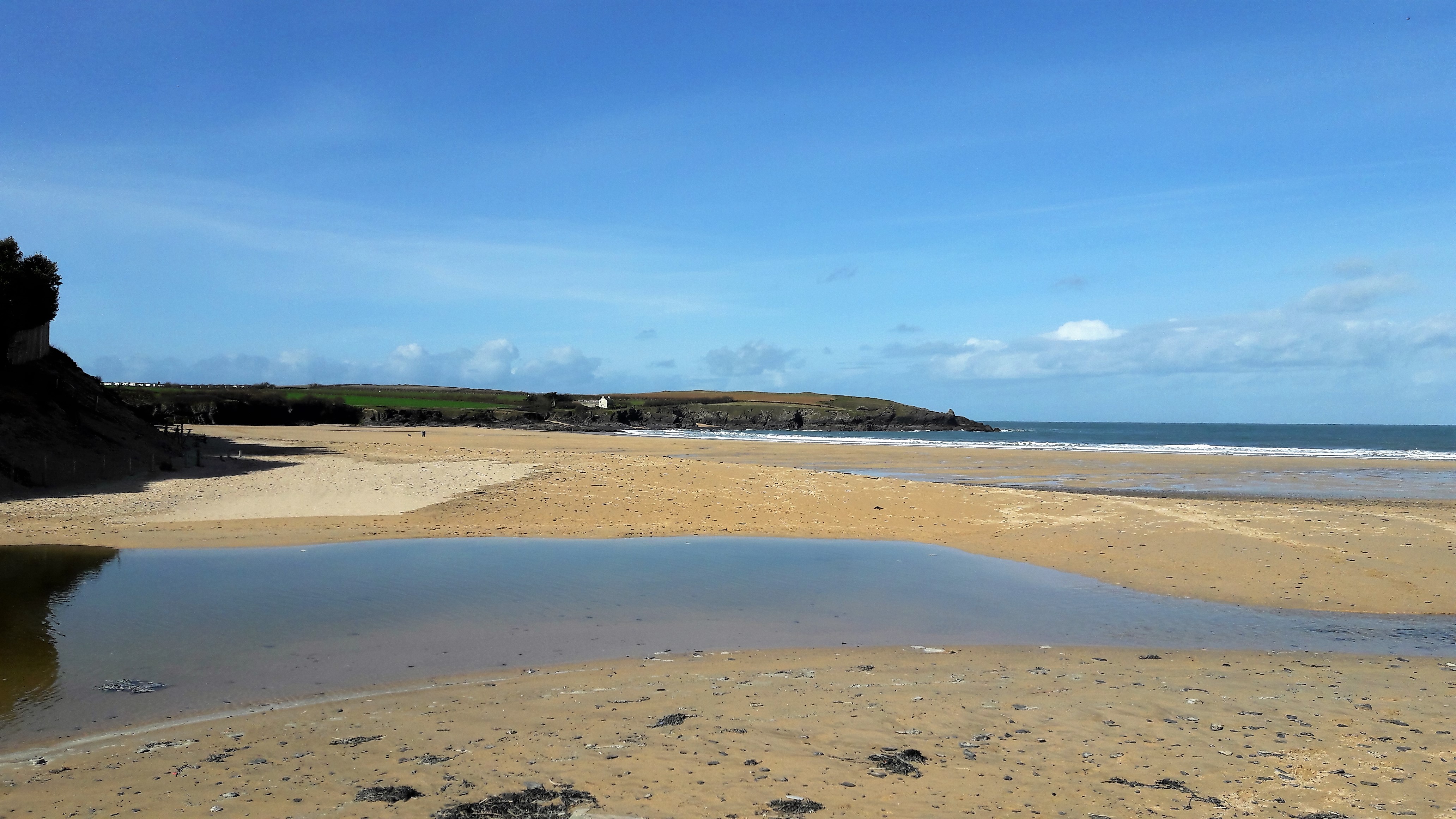 Spring sunshine on Harlyn Bay, where was everyone? | Yellow Sands
